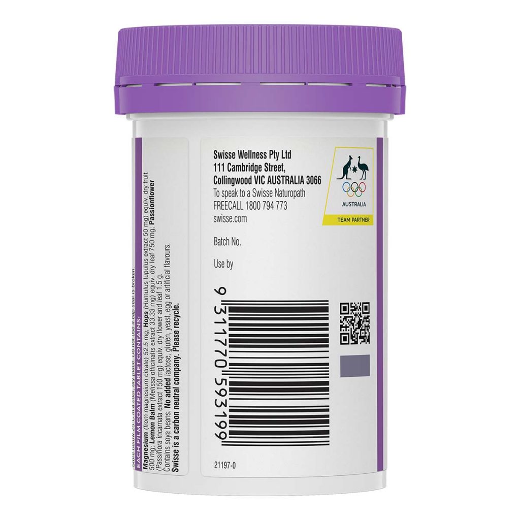 Swisse Ultiboost Relax & Sleep, 60 Tablets - Nutrition Depot Bangladesh