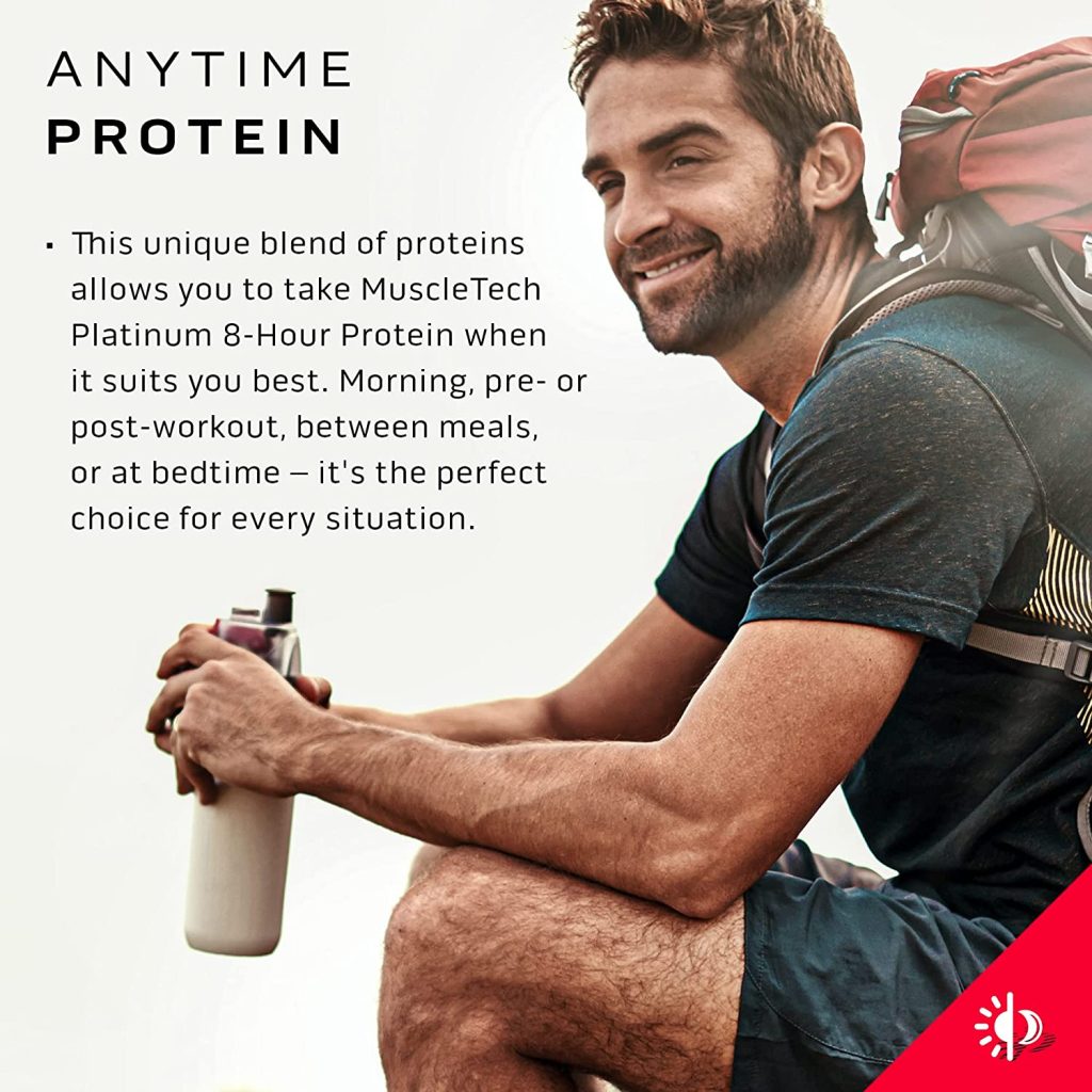 Muscletech Platinum 8 hour Protein, Milk Chocolate, 4.6 Lbs - Nutrition ...