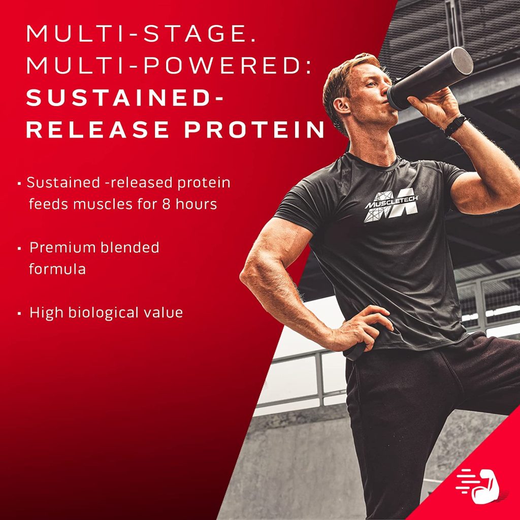 Muscletech Platinum 8 hour Protein, Milk Chocolate, 4.6 Lbs - Nutrition ...