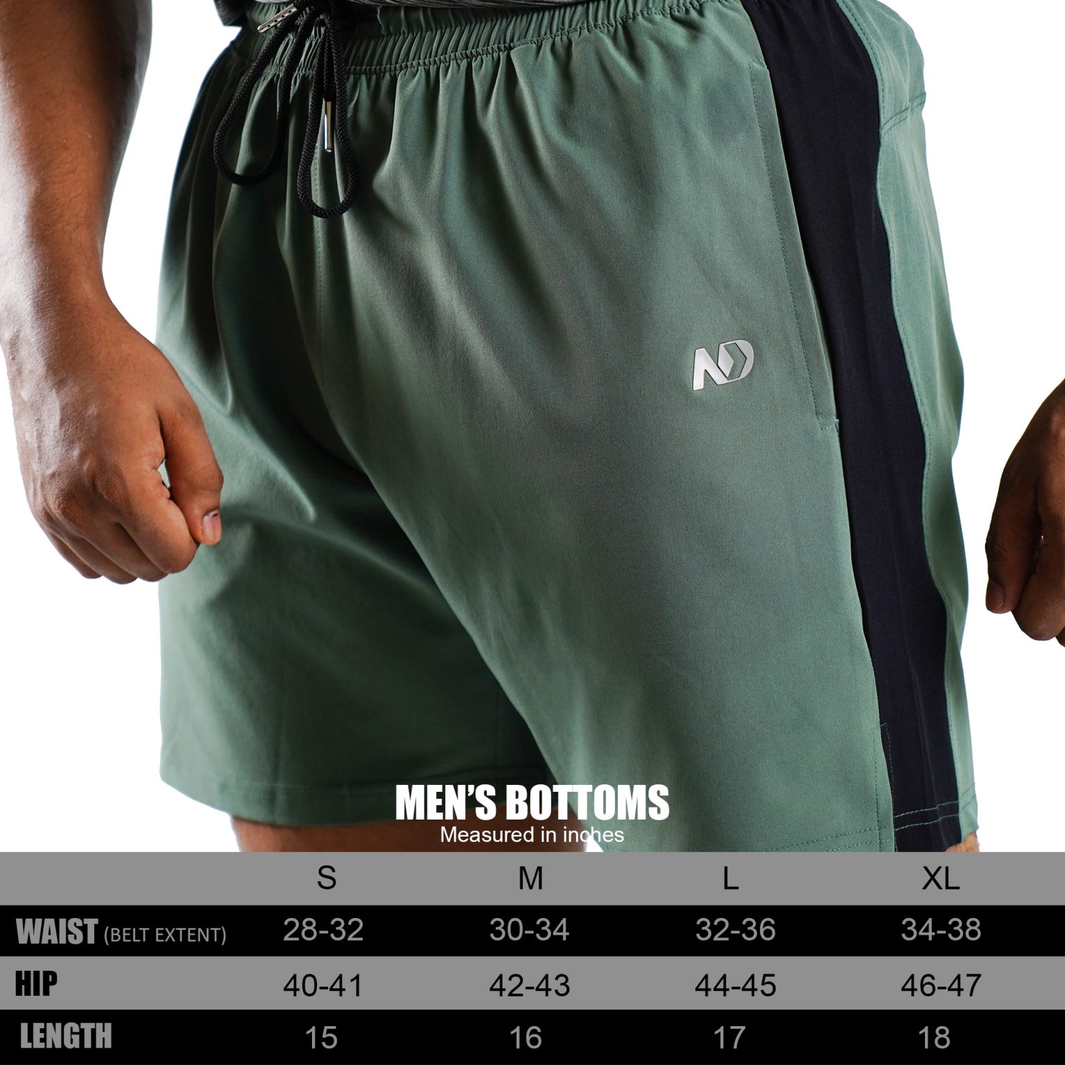 ND Limitless Shorts - Olive - Nutrition Depot Bangladesh