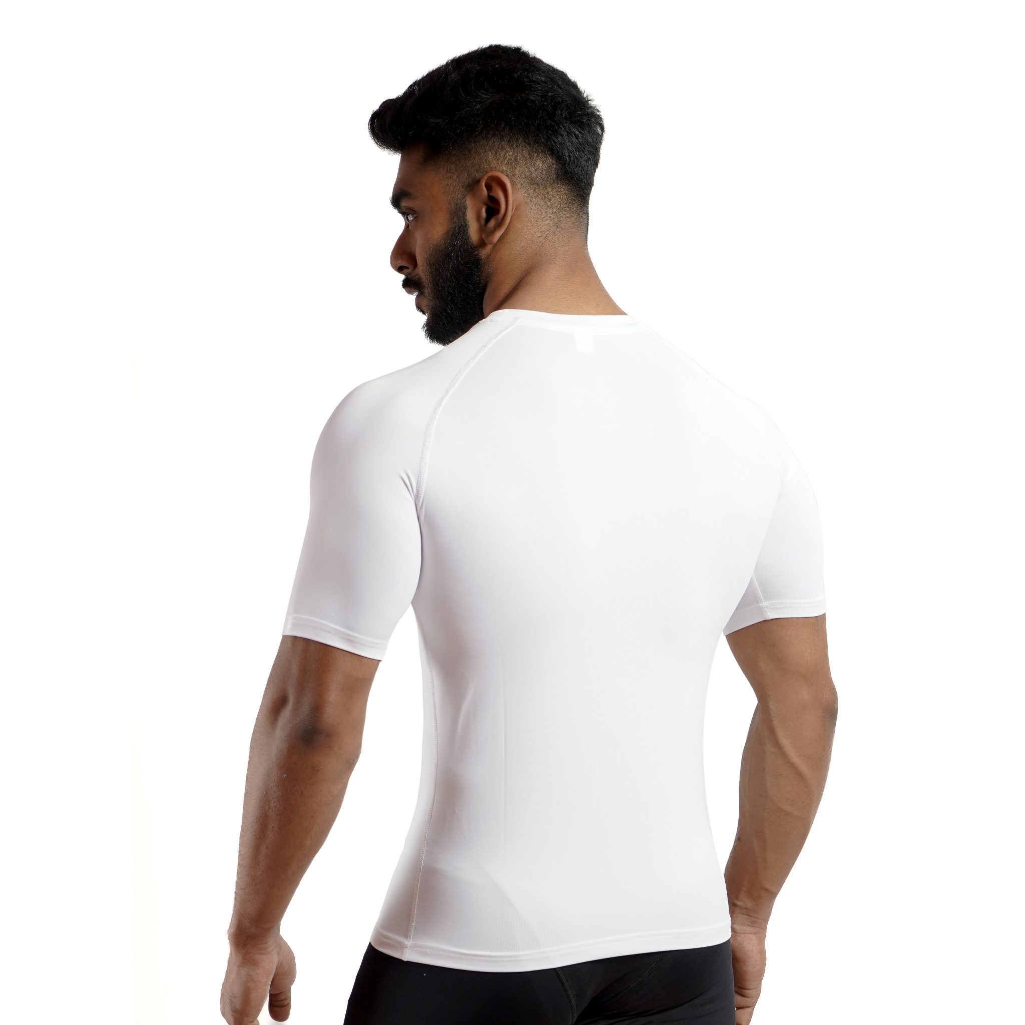ND Compression T-Shirt - White - Nutrition Depot Bangladesh