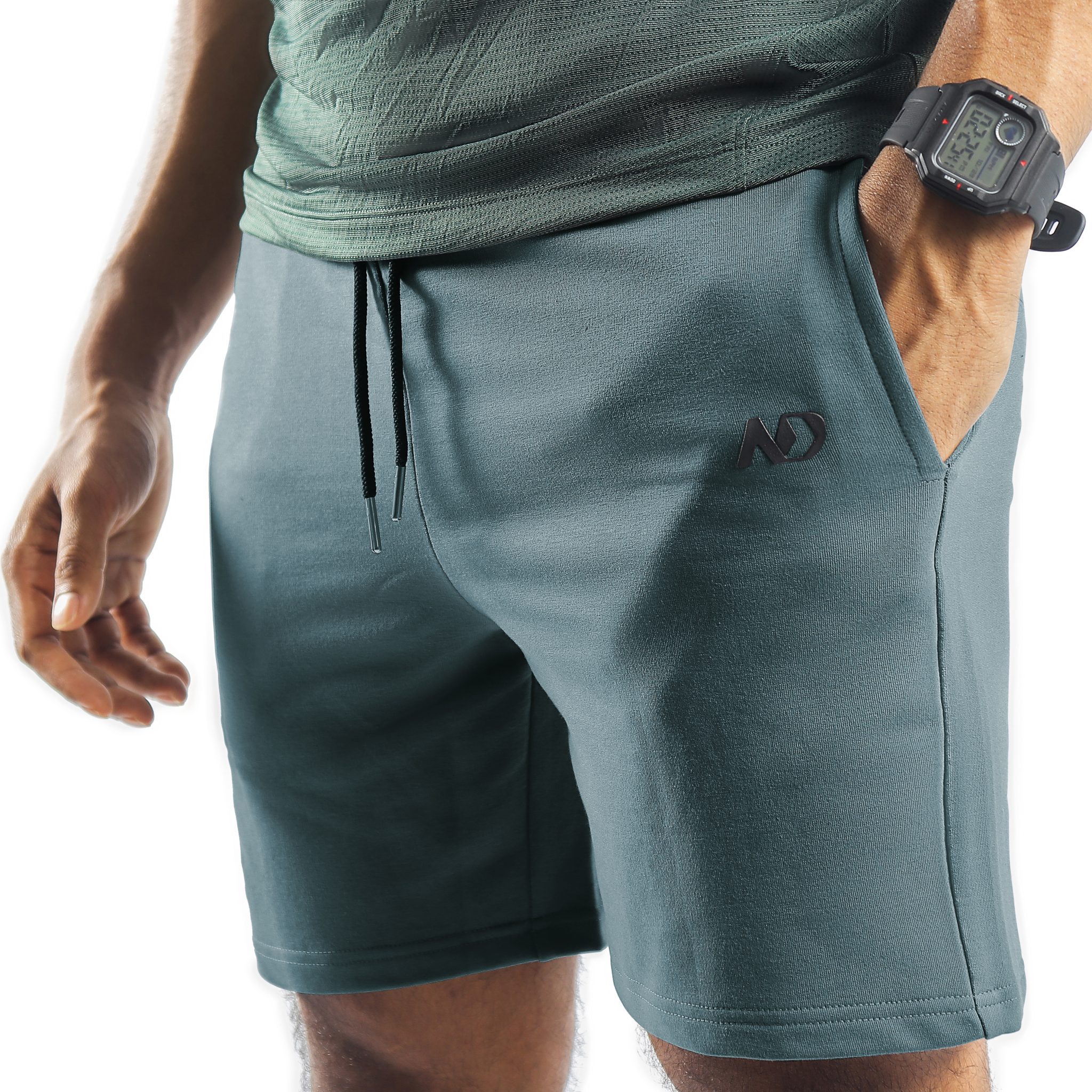 ND Essential Shorts, Mint Green - Nutrition Depot Bangladesh