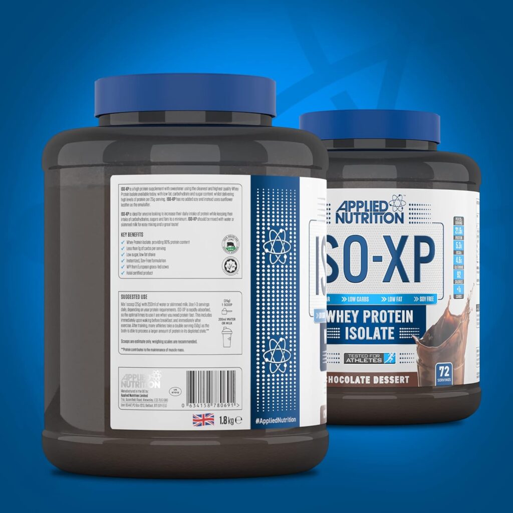 Applied Nutrition ISO-XP Whey Protein Isolate, Cafe Latte, 1.8kg ...