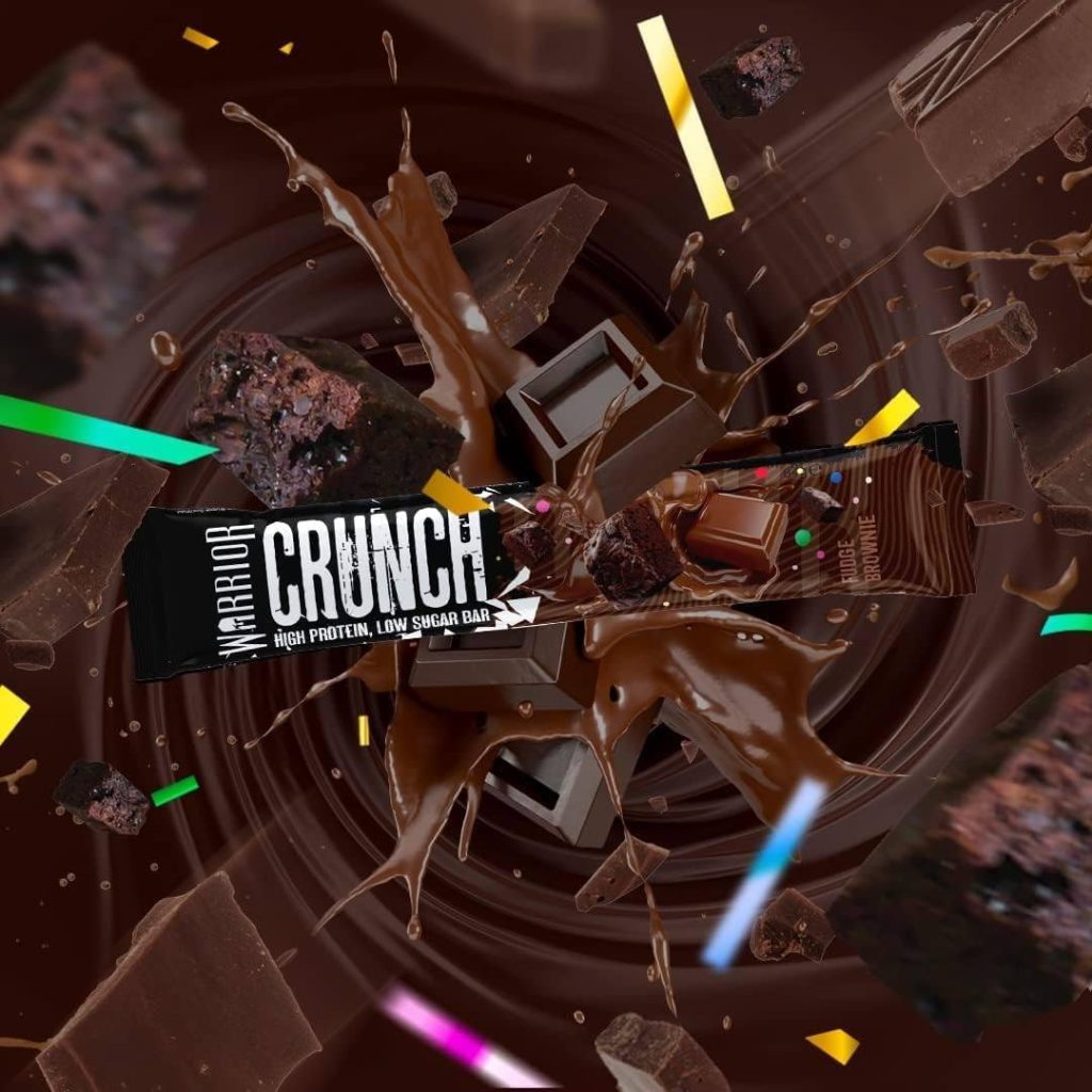 Warrior CRUNCH High Protein Bars, Fudge Brownie, 64 gram - Nutrition Depot Bangladesh