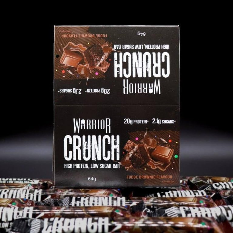 Warrior CRUNCH High Protein Bars, Fudge Brownie, 64 gram - Nutrition Depot Bangladesh