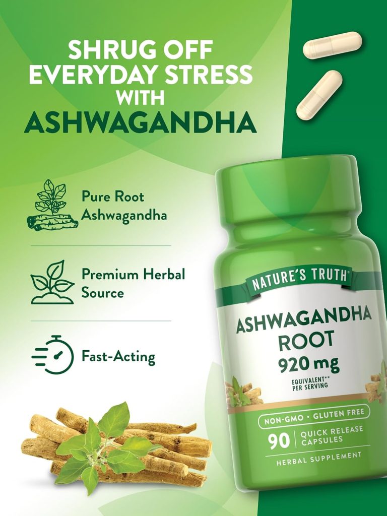 Nature's Truth Ashwagandha Root, 90 Capsules - Nutrition Depot Bangladesh