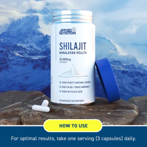 Applied Nutrition Shilajit, 90 Capsules - Nutrition Depot Bangladesh