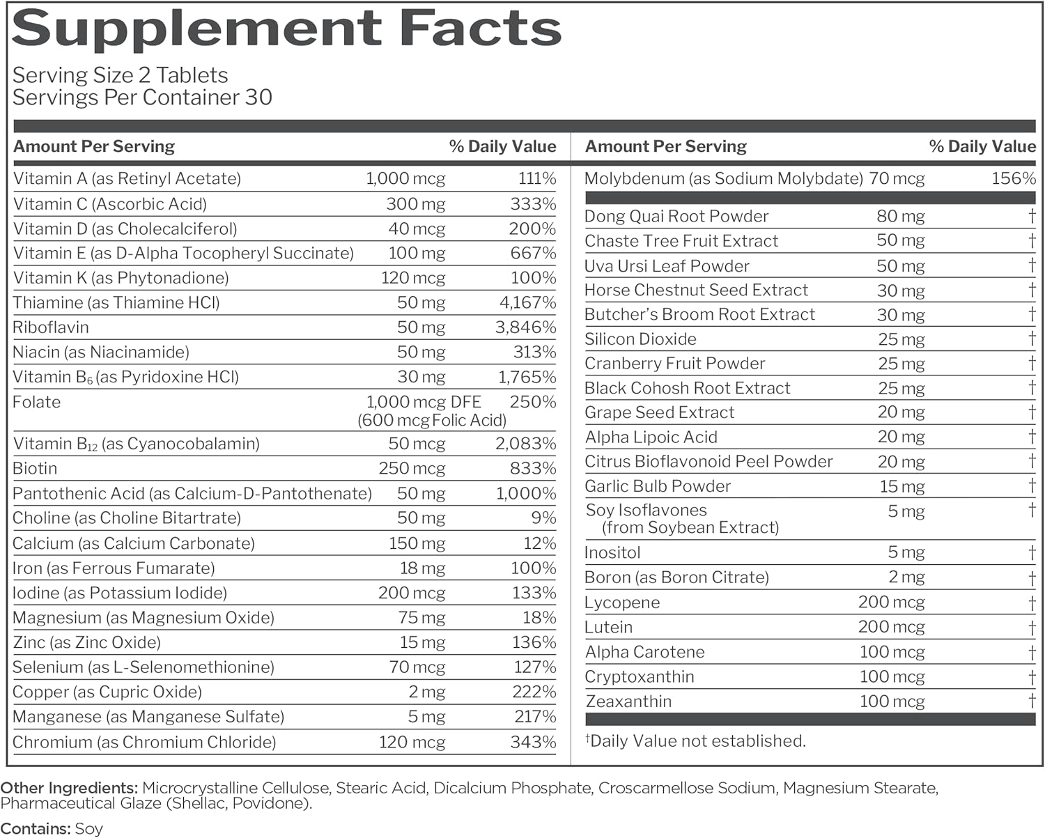 Rule1 Women's Active Multivitamin, 60 Tablets - Nutrition Depot Bangladesh