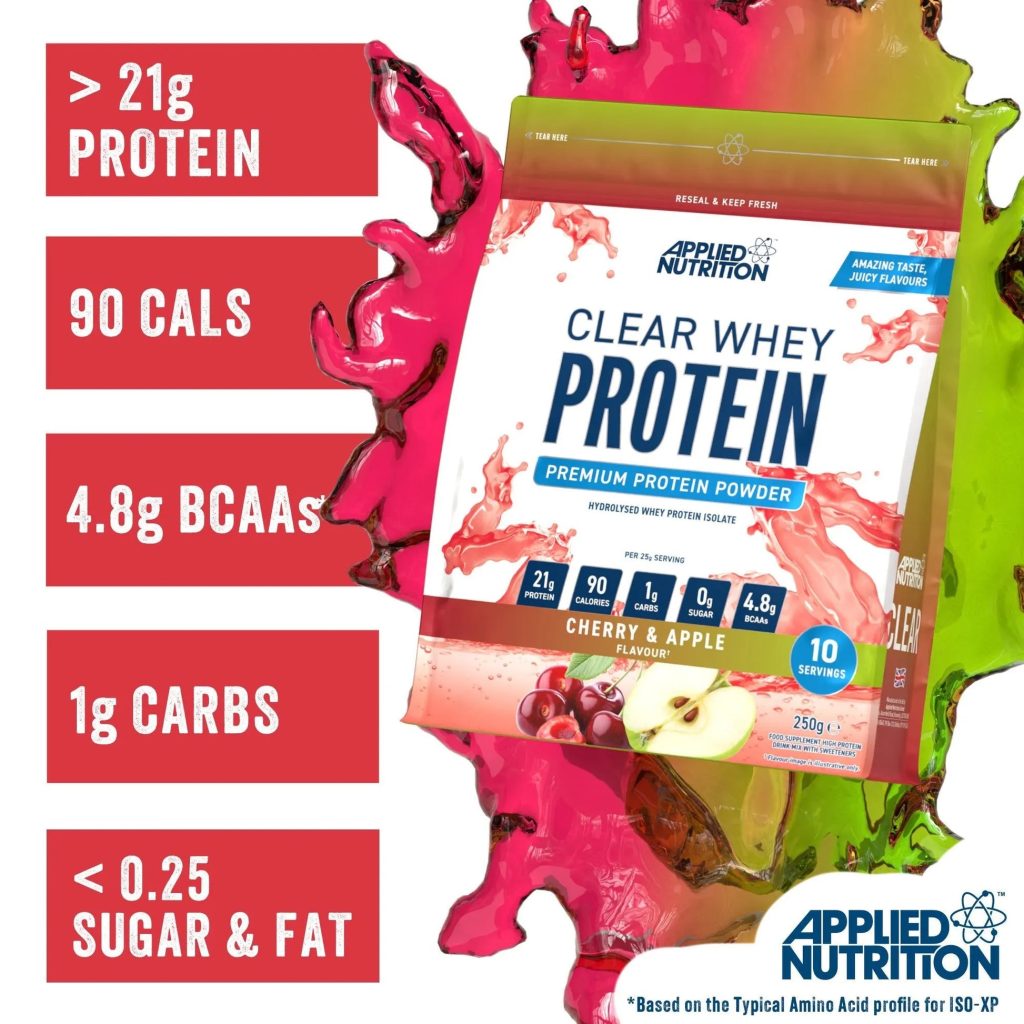 Applied Nutrition Clear Whey, Cherry and Apple, 250gram - Nutrition ...