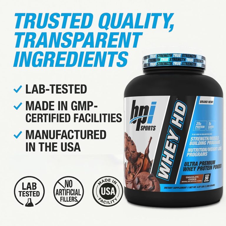BPI Whey HD Whey Protein, Chocolate Cookie, 4.1lbs - Nutrition Depot ...